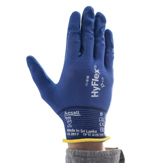 Ansell HyFlex 11-818 Ultra Thin Nitrile Gloves - Workwear.co.uk